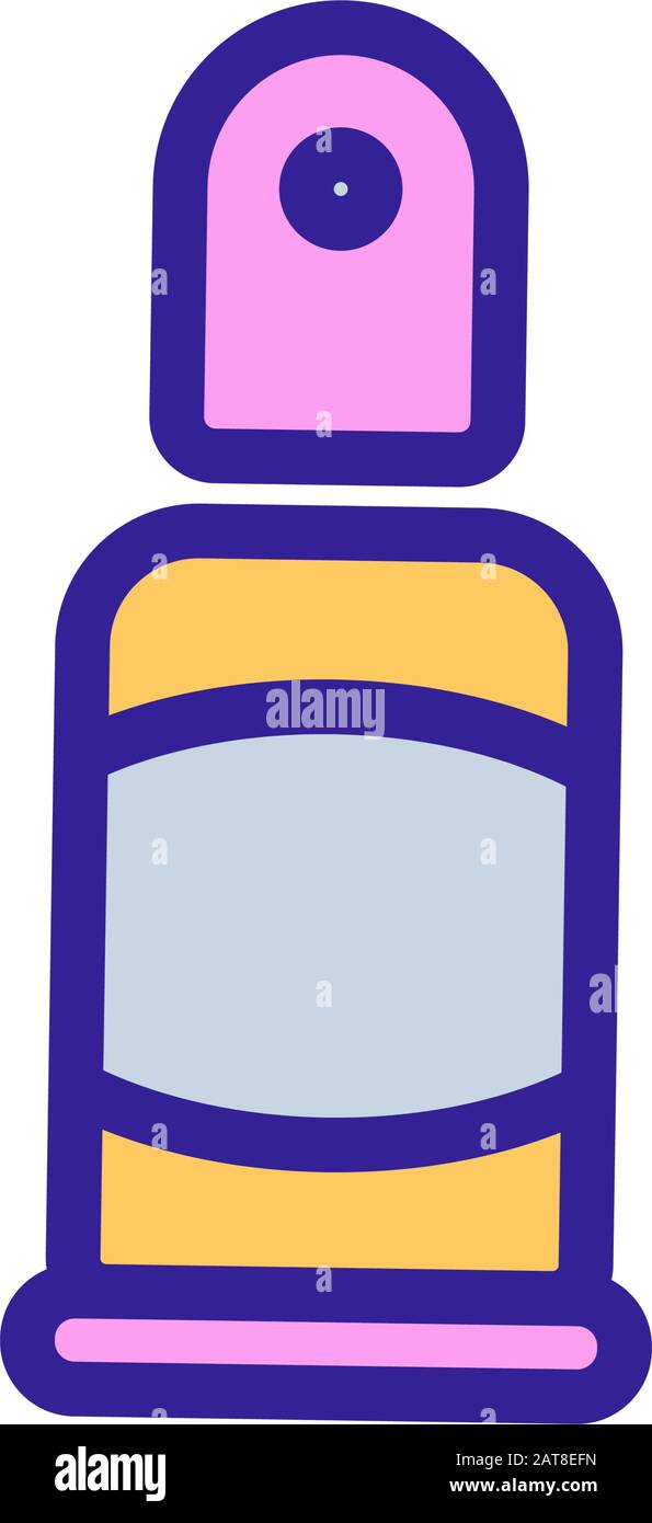 Deodorant icon vector. Isolated contour symbol illustration Stock ...