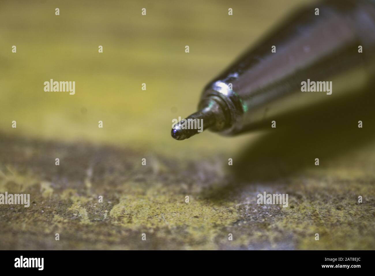 Macro view of tip of a pen Stock Photo - Alamy