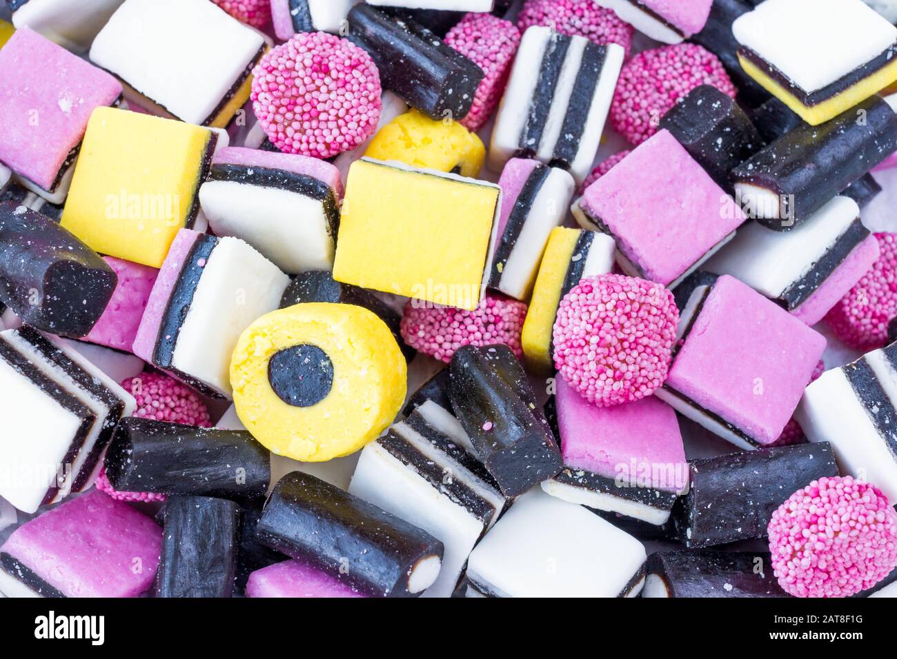 Liquorice allsorts sweets hi-res stock photography and images - Alamy