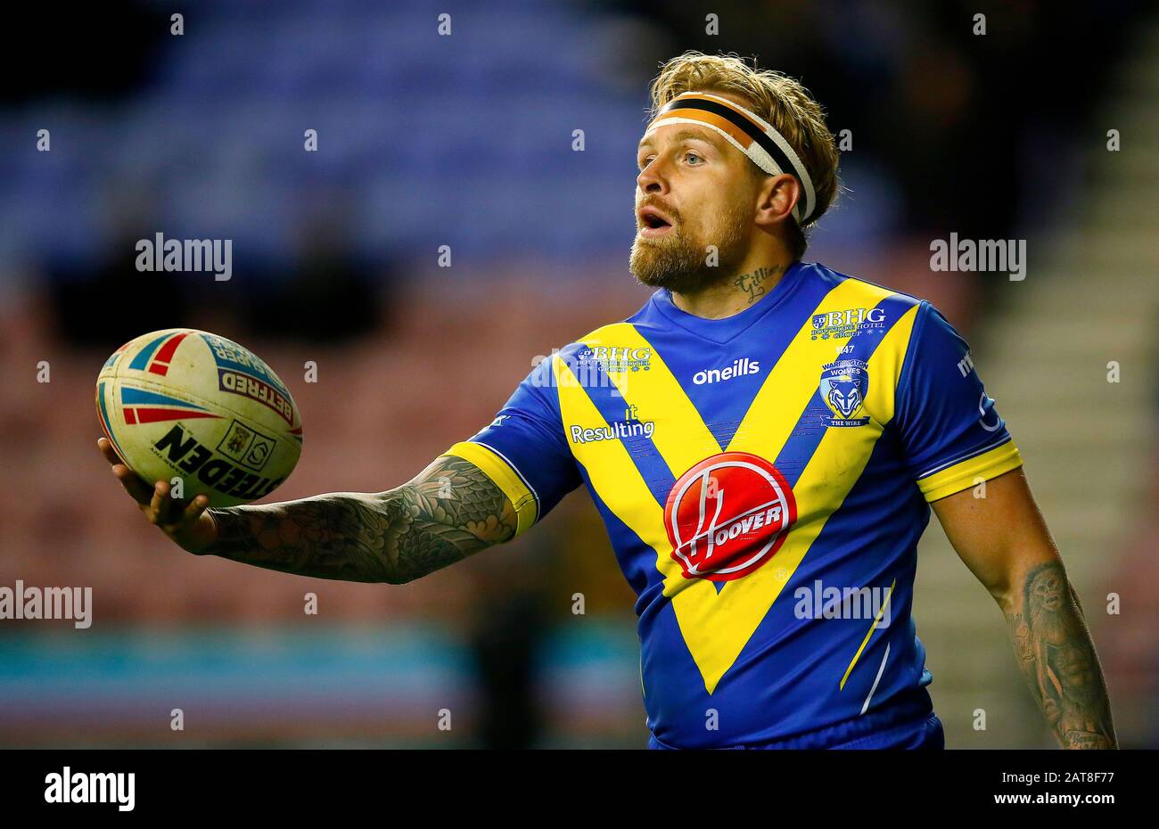 Warrington Wolves' Blake Austin Stock Photo - Alamy