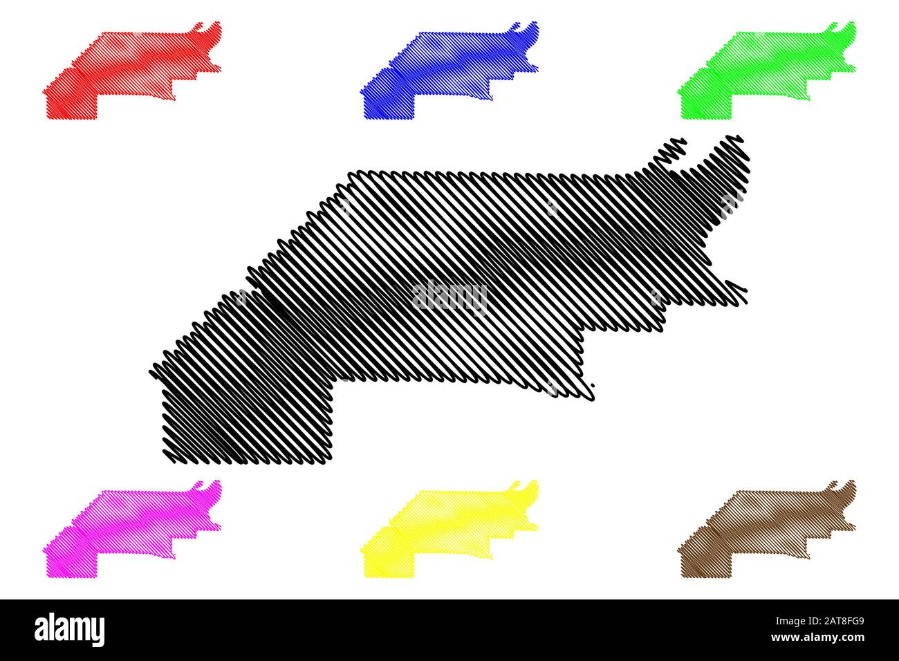 Map of perryville Stock Vector Images - Alamy