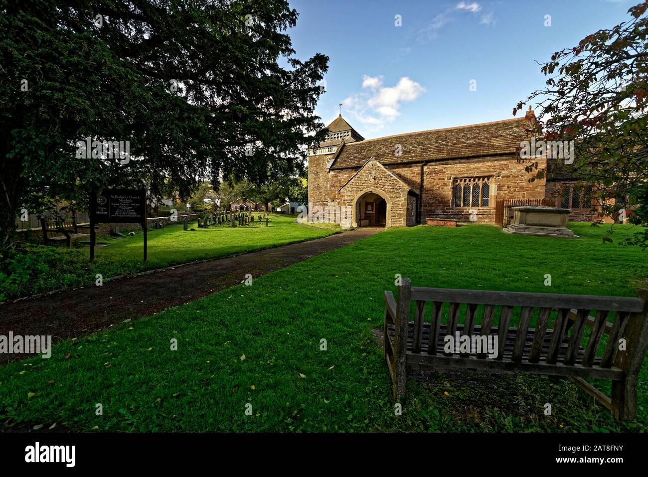 A castle and St Bridgets Church are the major buildings in Skenfrith ...