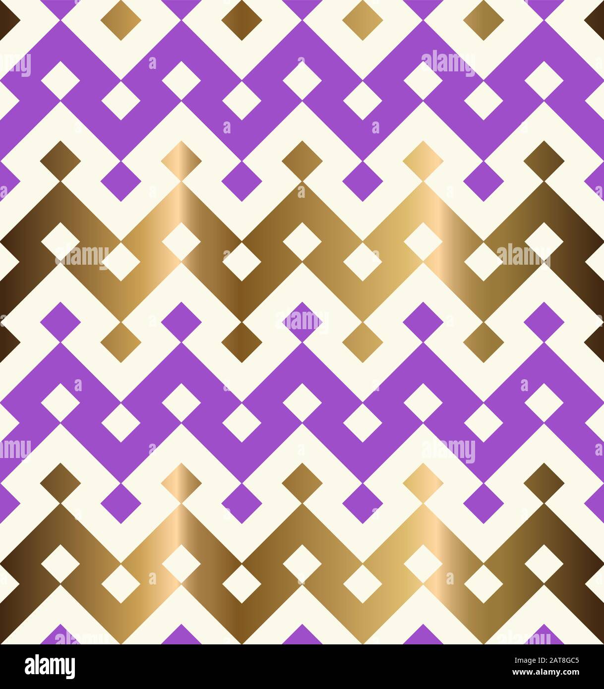 Decorative geometrical seamless pattern. Traditional oriental golden ...