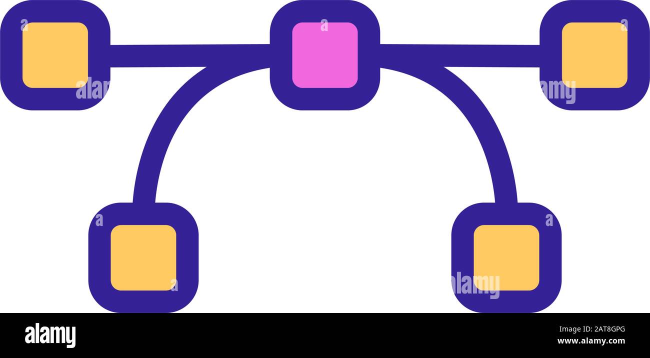 the reference points of the icon vector. Isolated contour symbol ...