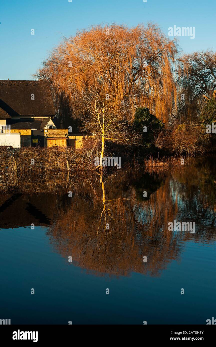 The Perch Pub in Port Meadow Oxford Stock Photo - Alamy