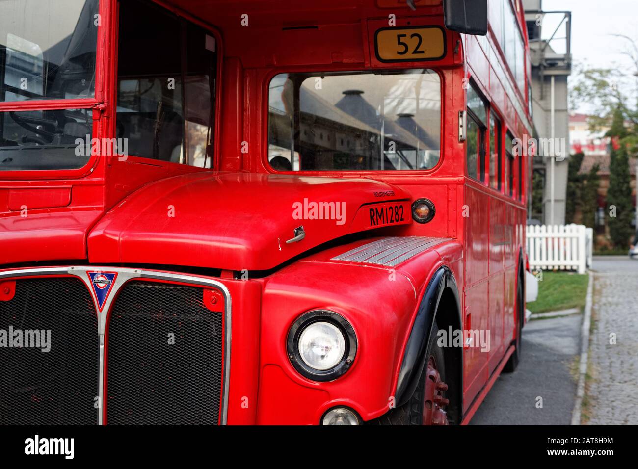 Vintage London Transport R1282 282 CLT Harrow 1990 Model red double ...