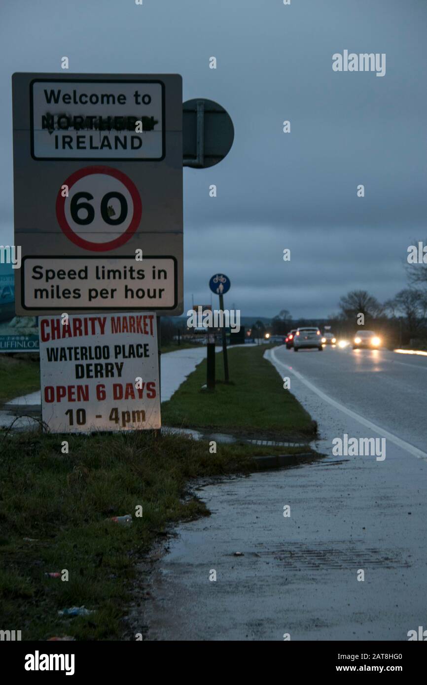 Donegal derry border hi-res stock photography and images - Alamy