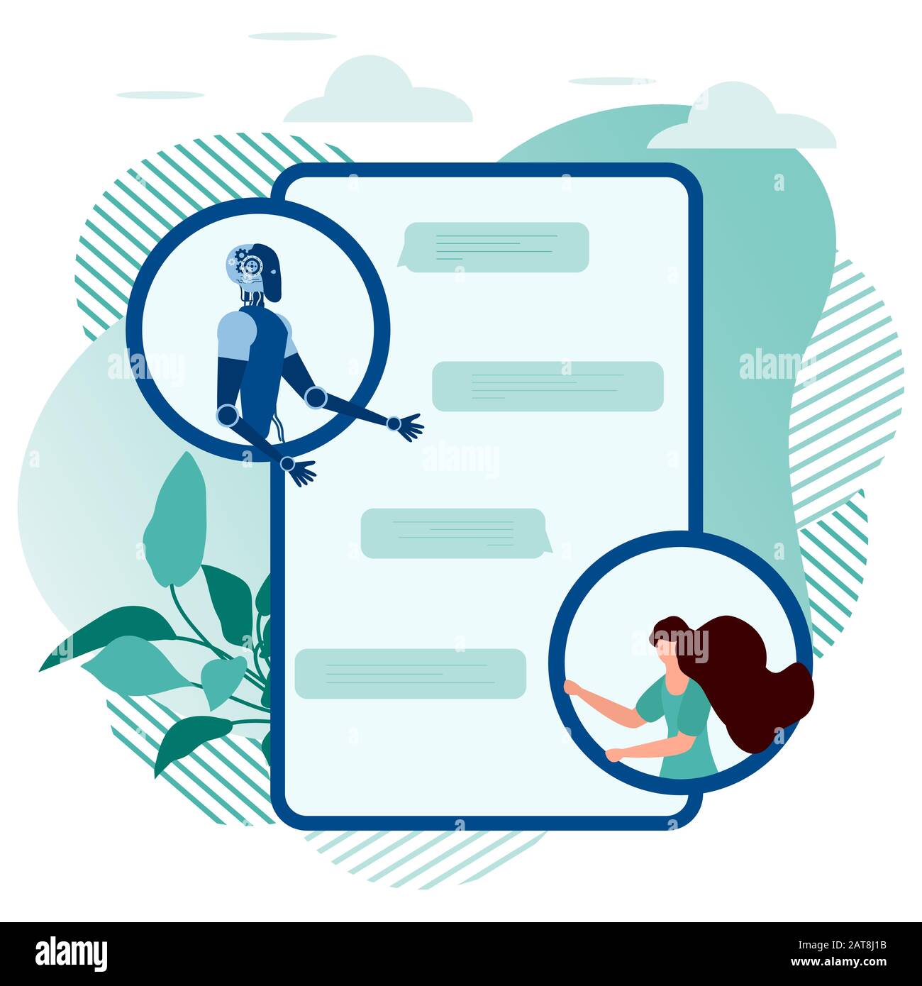 Corresponded Stock Vector Images - Alamy