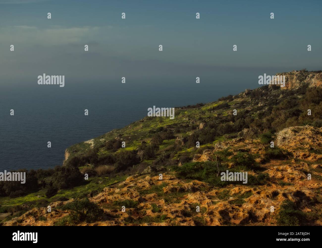 Panorama dingli cliffs malta hi-res stock photography and images - Alamy