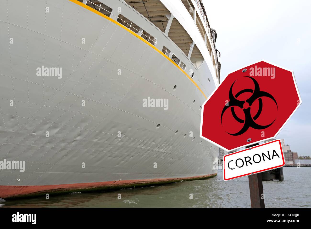 Cruise ship warning sign hi-res stock photography and images - Alamy