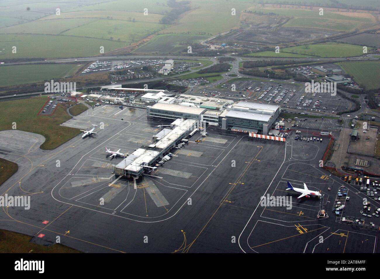 Newcastle International Airport, Newcastle, England Stock Photo - Alamy