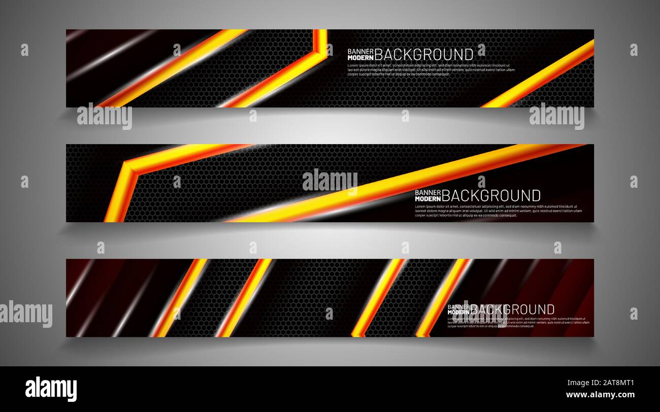 Set banner background for your design. vector graphic design ...