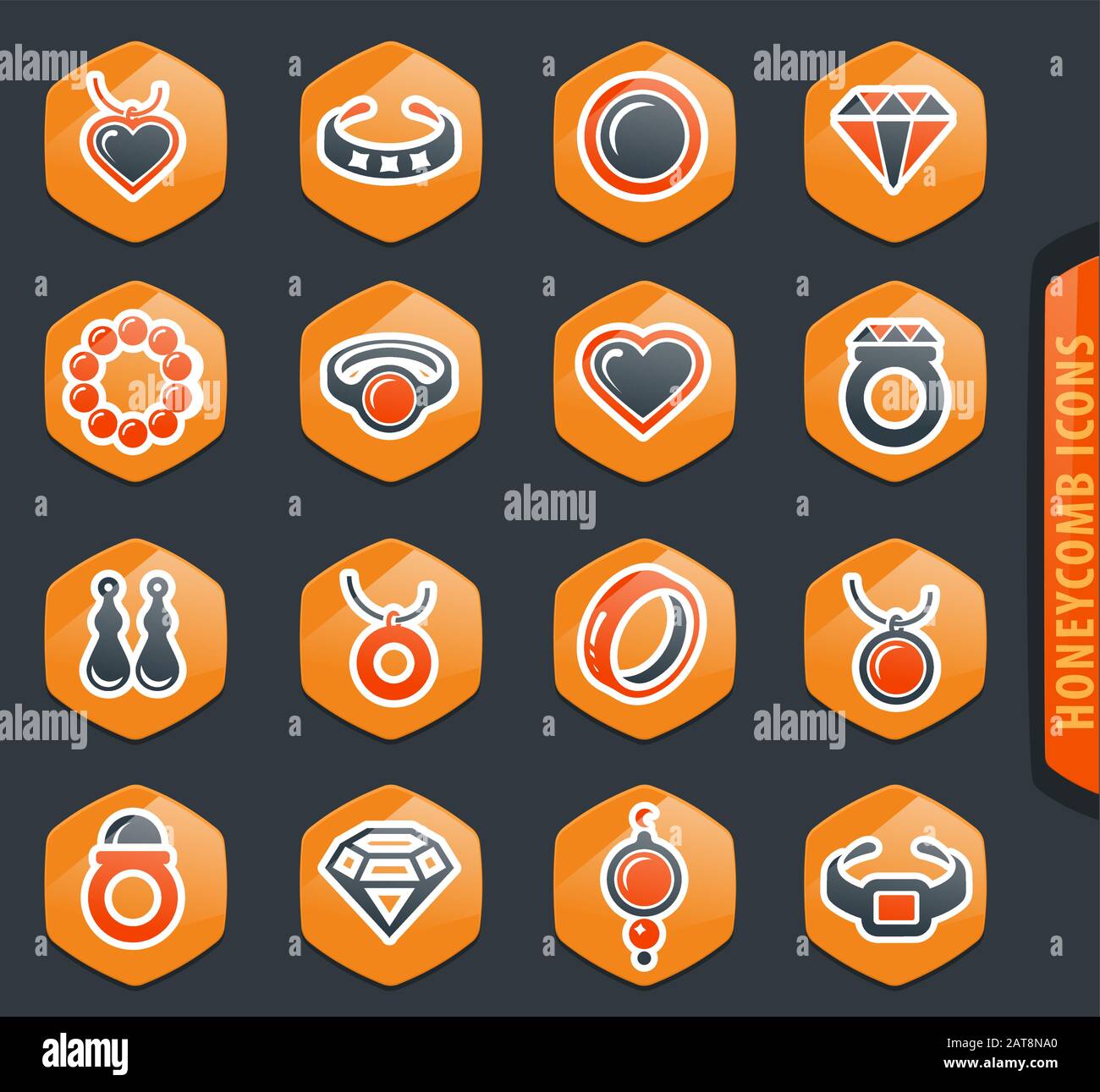 Jewelry icons set Stock Vector Image & Art - Alamy