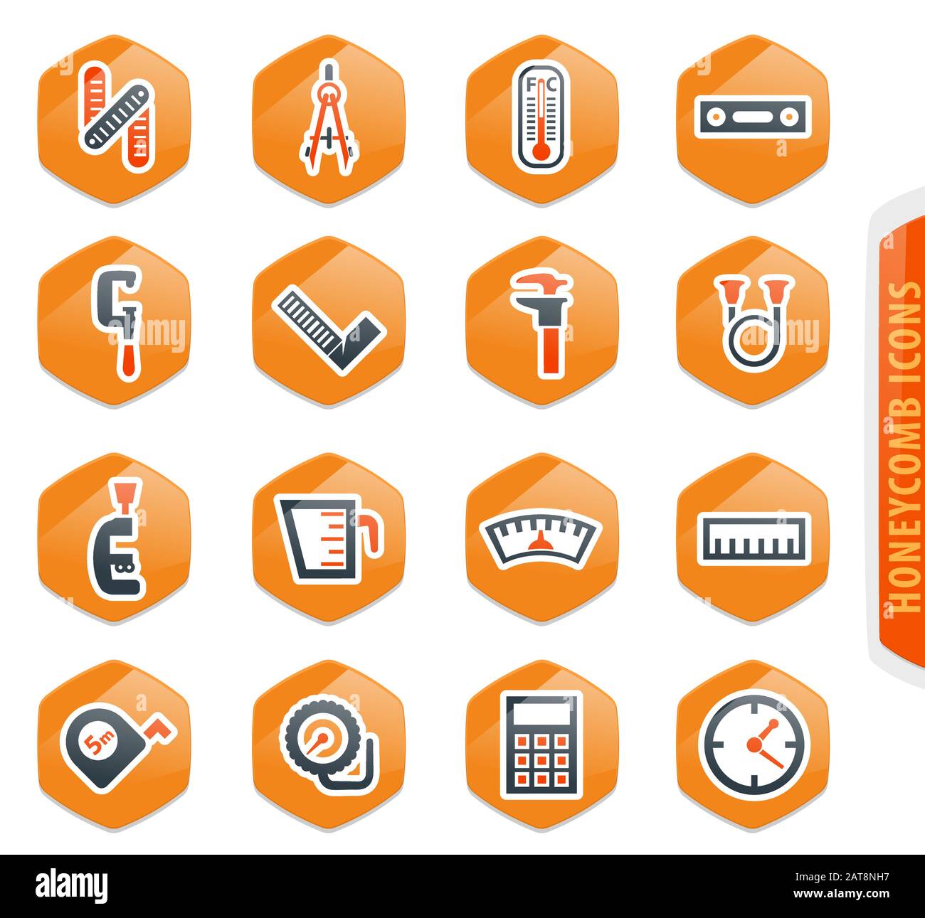 Measuring tools icons Stock Vector Image & Art - Alamy