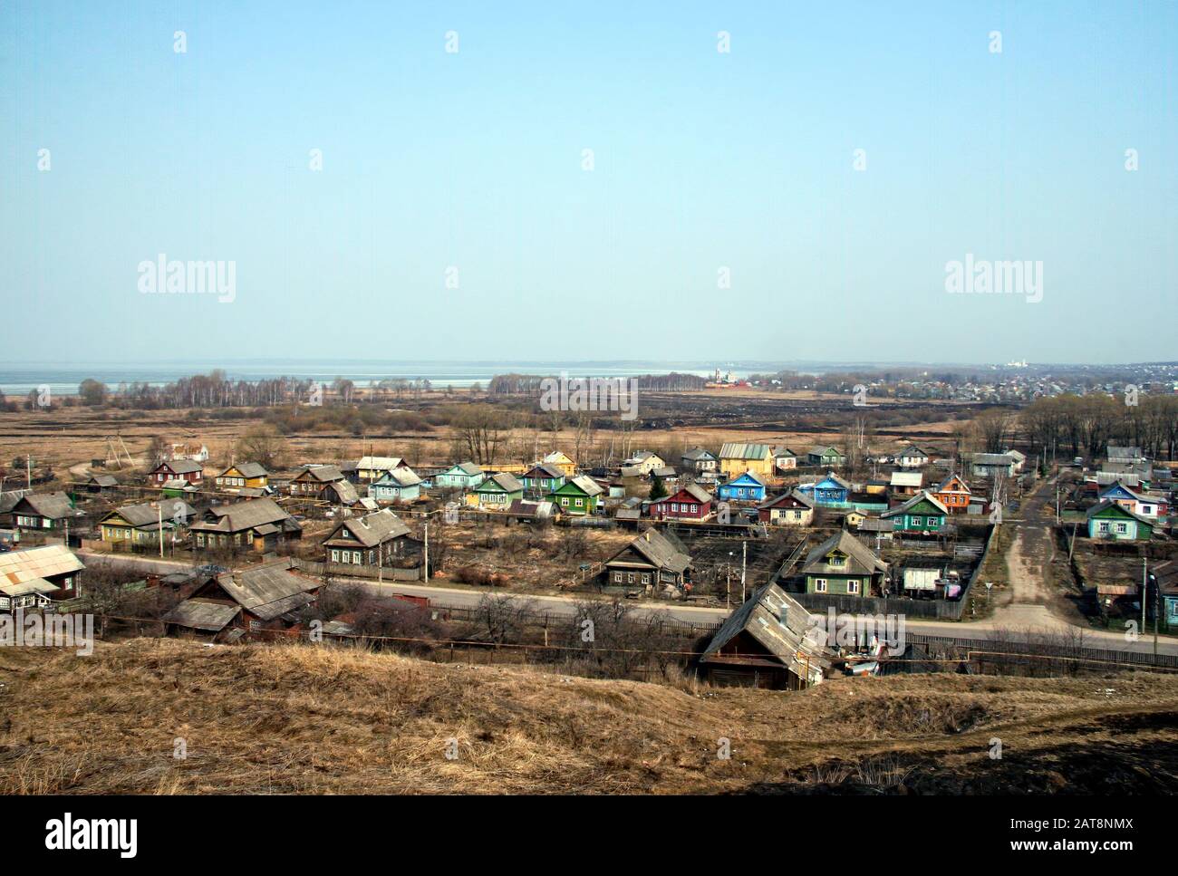 Beautiful village in spring hi-res stock photography and images - Alamy