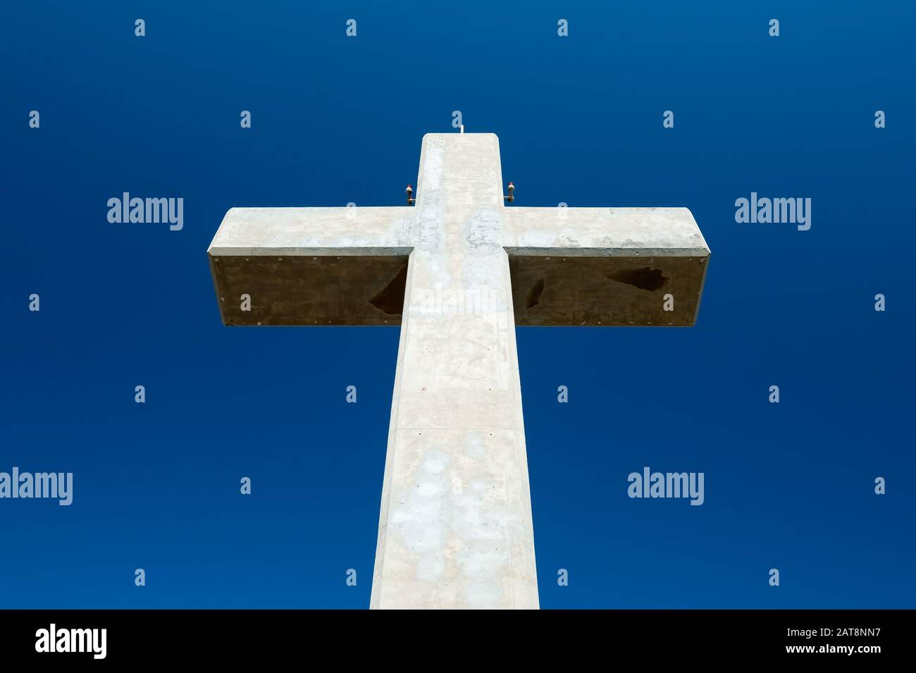 Giant cross near Filerimos Monastery, Ialysos, Rhodes, Greece Stock ...
