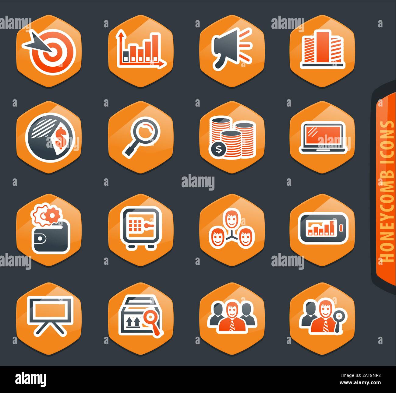 Marketing icons set Stock Vector Image & Art - Alamy