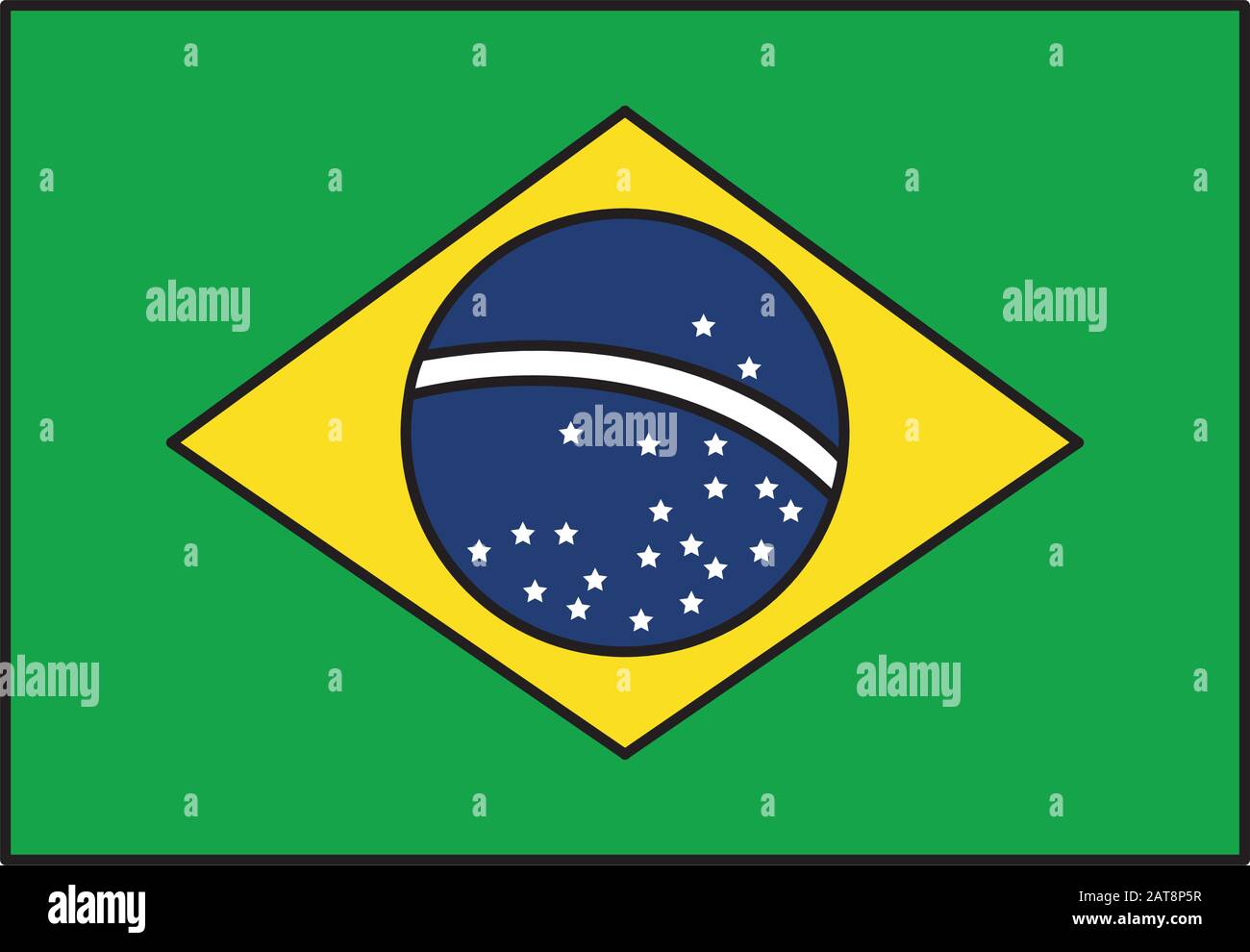 Brazilian national identity Stock Vector Images - Alamy