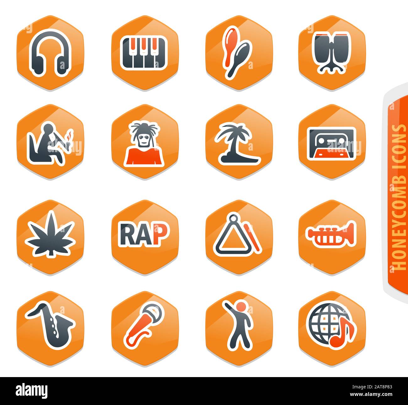 African saxophone player Stock Vector Images - Alamy