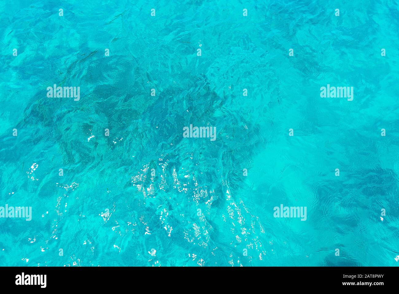 Tropical sea, blue water in daylight. Abstract blue turquoise water for ...