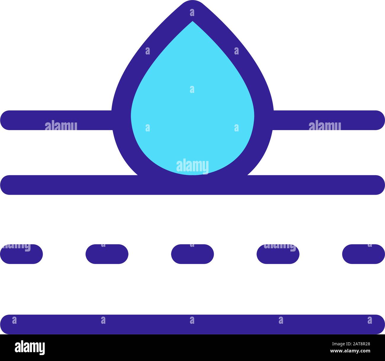 absorbing the vector icon. Isolated contour symbol illustration Stock ...