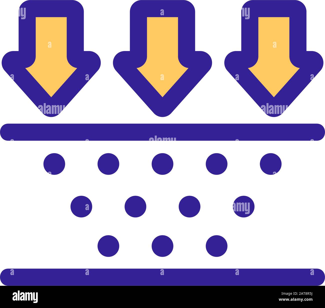 absorbent vector icon. Isolated contour symbol illustration Stock ...
