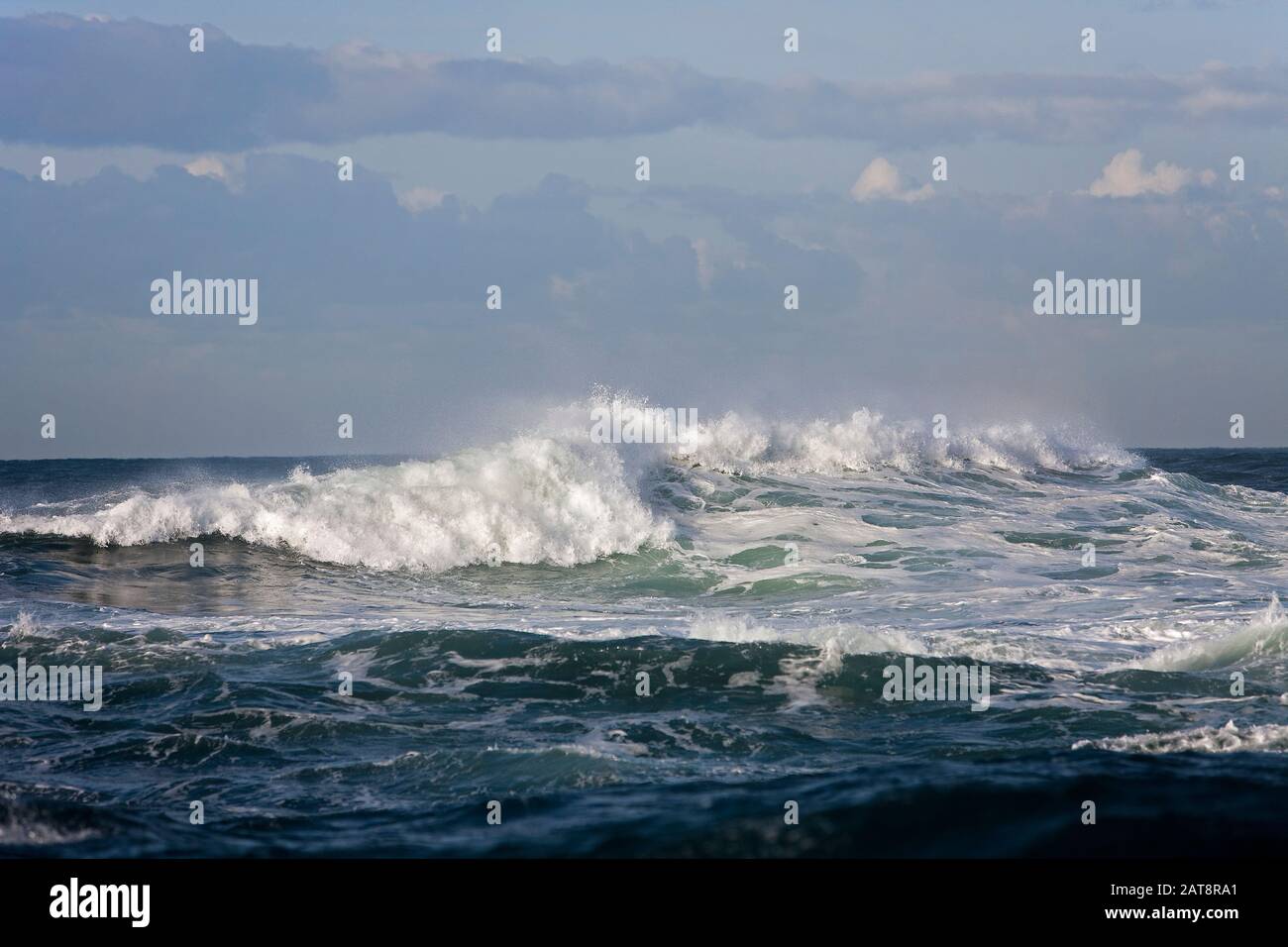 Waves, Coast at Hermanus in South Africa Stock Photo - Alamy