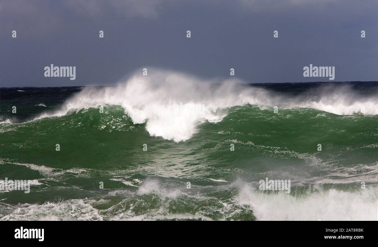 Waves, Coast at Hermanus in South Africa Stock Photo - Alamy