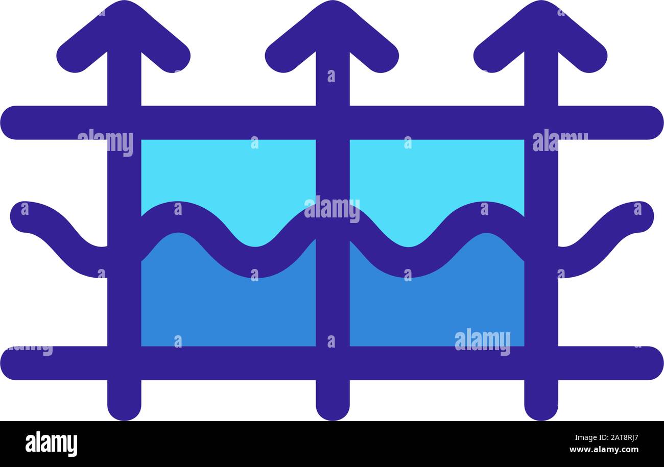 absorbing the vector icon. Isolated contour symbol illustration Stock ...