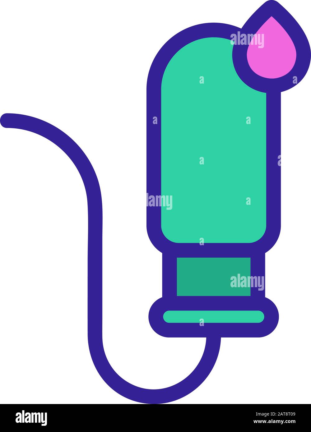 tampon for women icon vector. Isolated contour symbol illustration ...