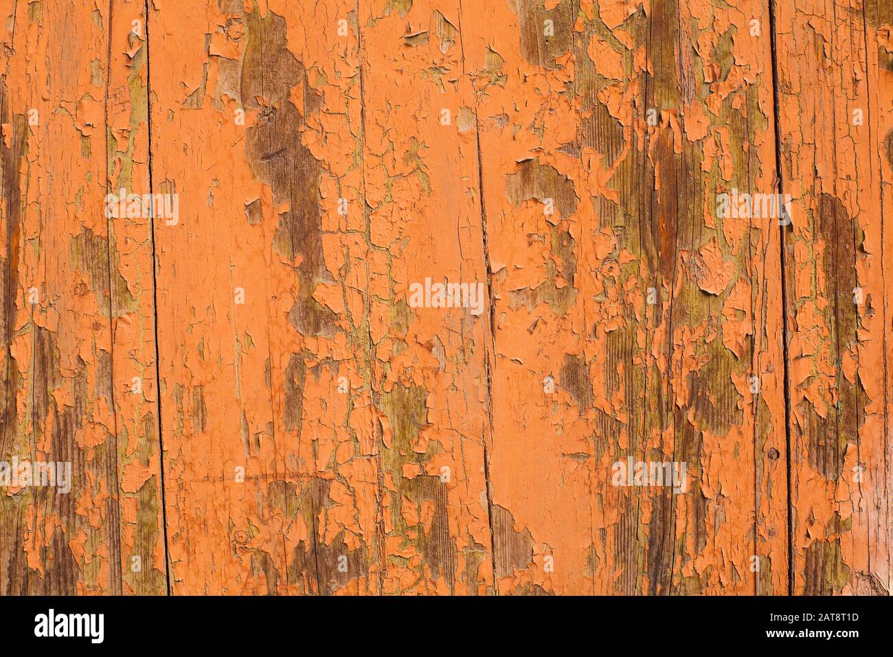 Orange Wooden Background, Wood Texture with paint Stock Photo - Alamy