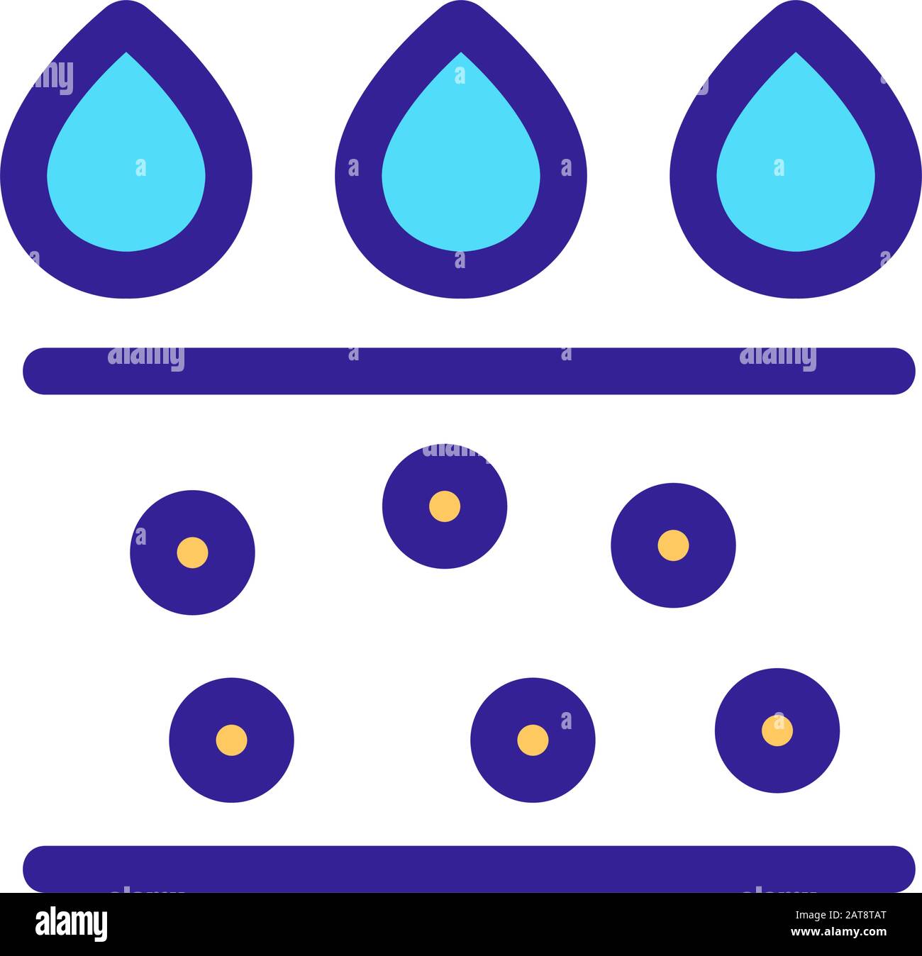 absorbing the vector icon. Isolated contour symbol illustration Stock ...
