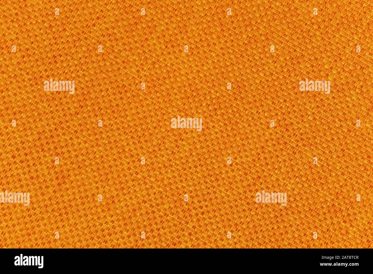 orange linen cloth texture. Wrinkled ochre pure linen fabric background ...