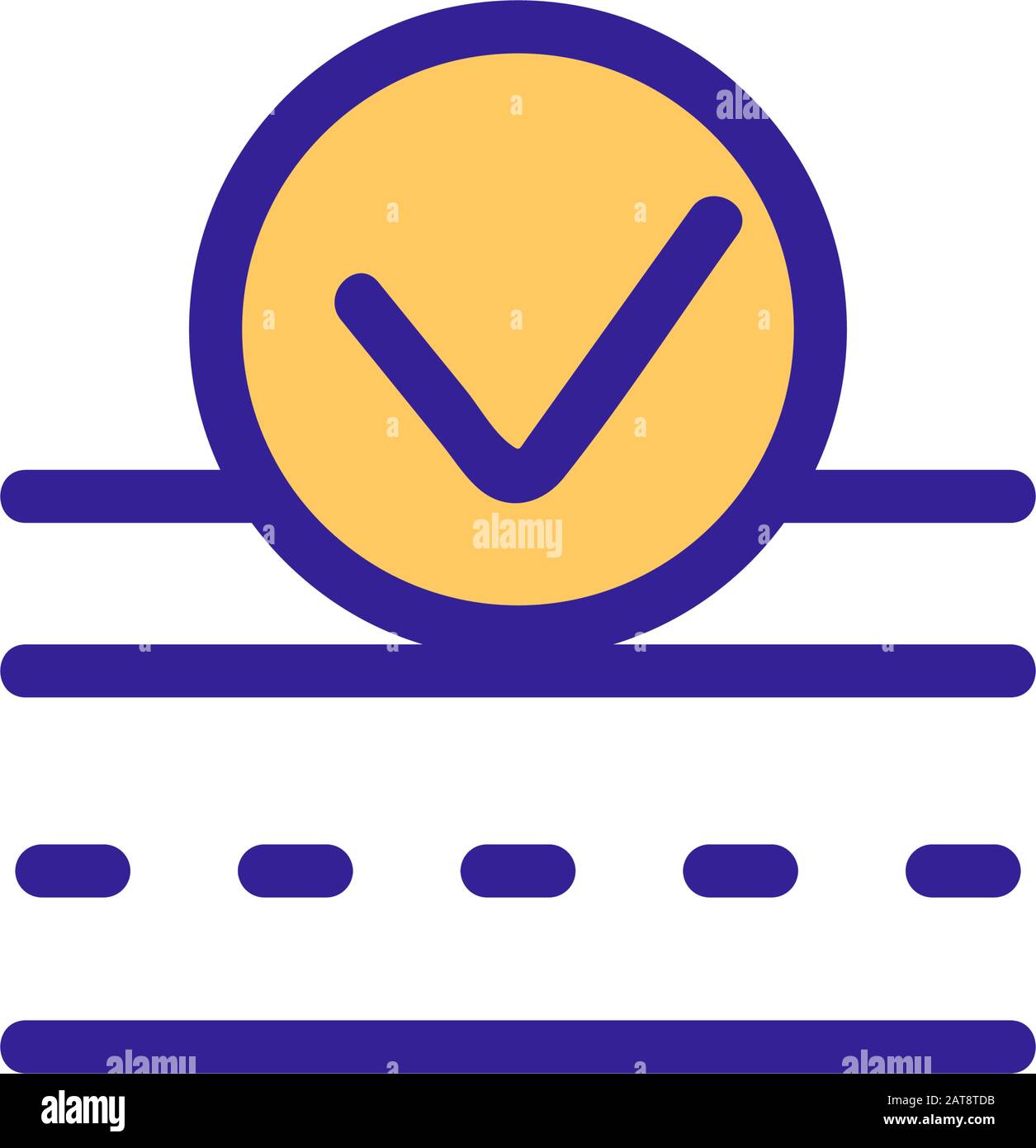 Dry material icon vector. Isolated contour symbol illustration Stock ...