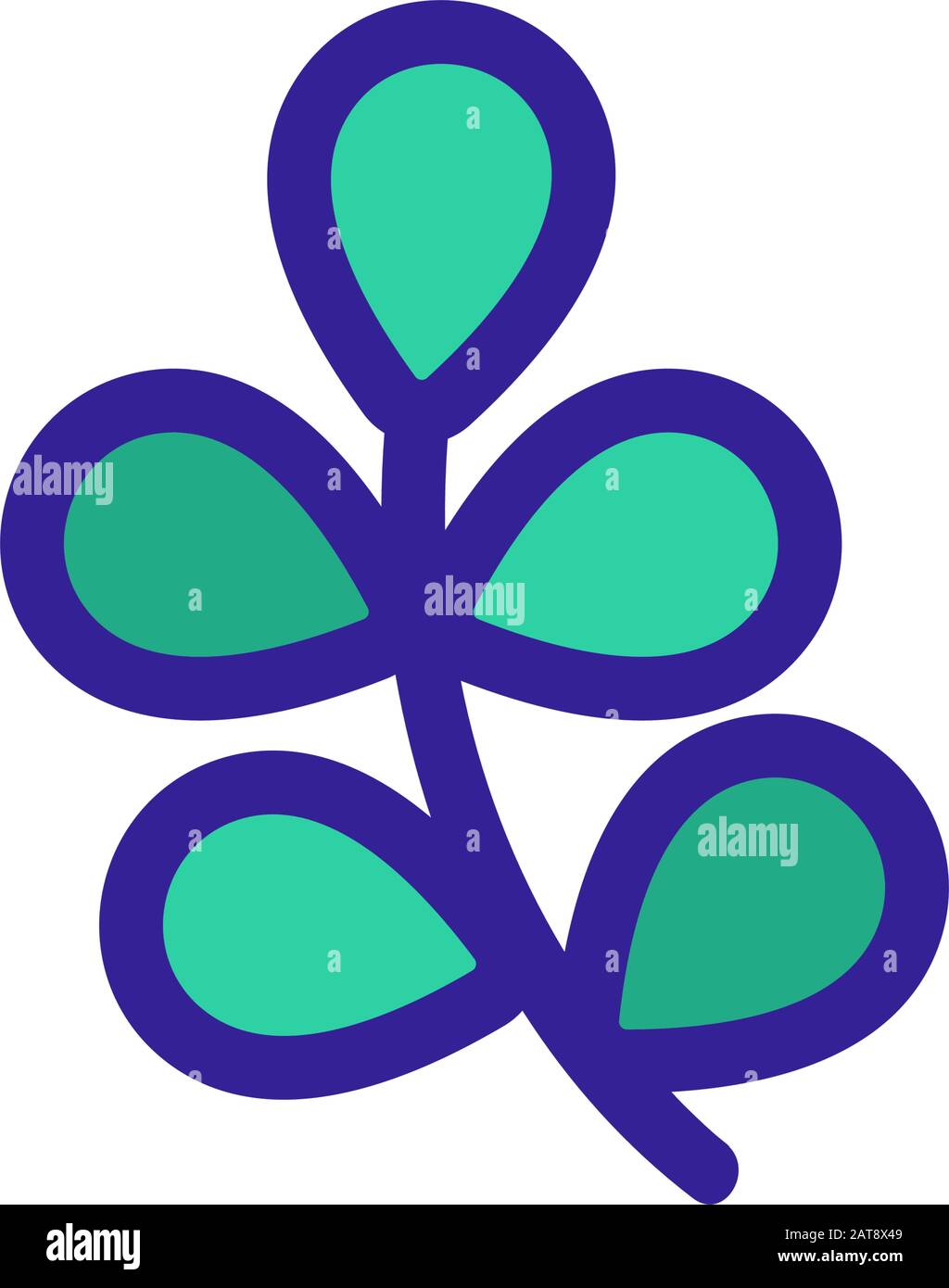 Spring seedling icon vector. Isolated contour symbol illustration Stock ...