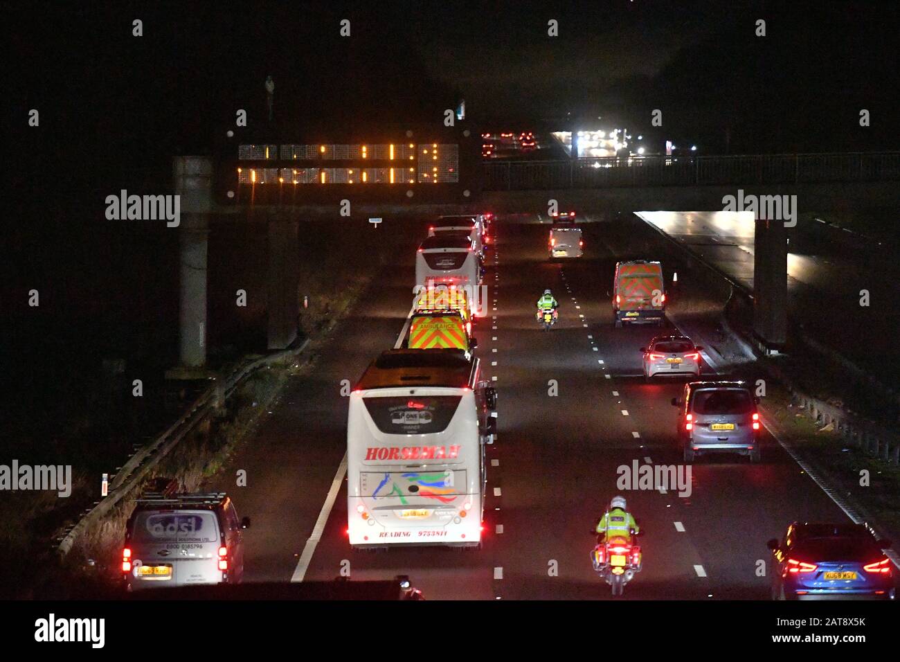 Travelling on the m6 motorway hi-res stock photography and images - Alamy