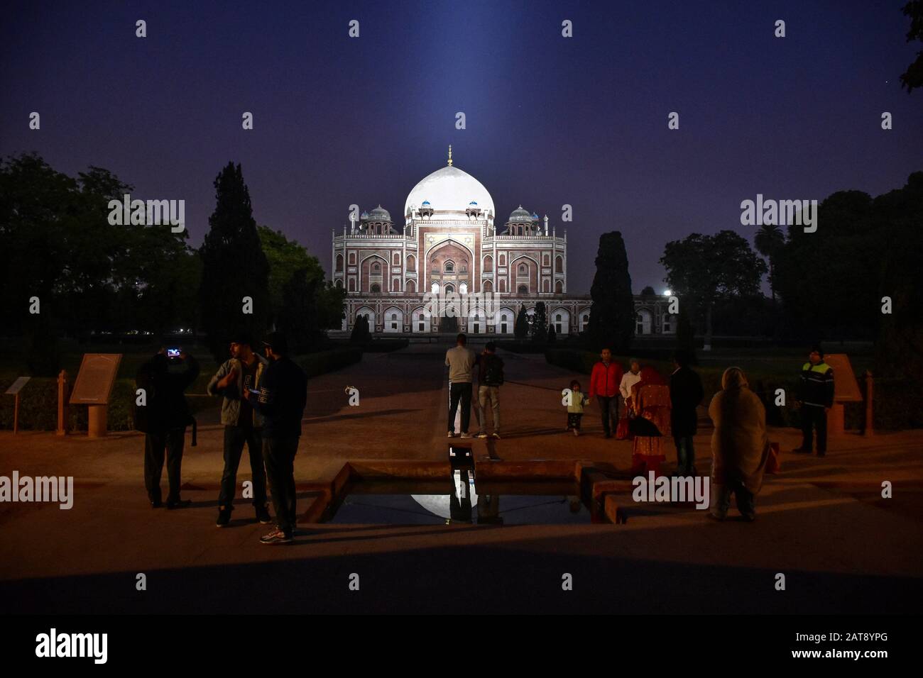 Humayuns Tomb At Night