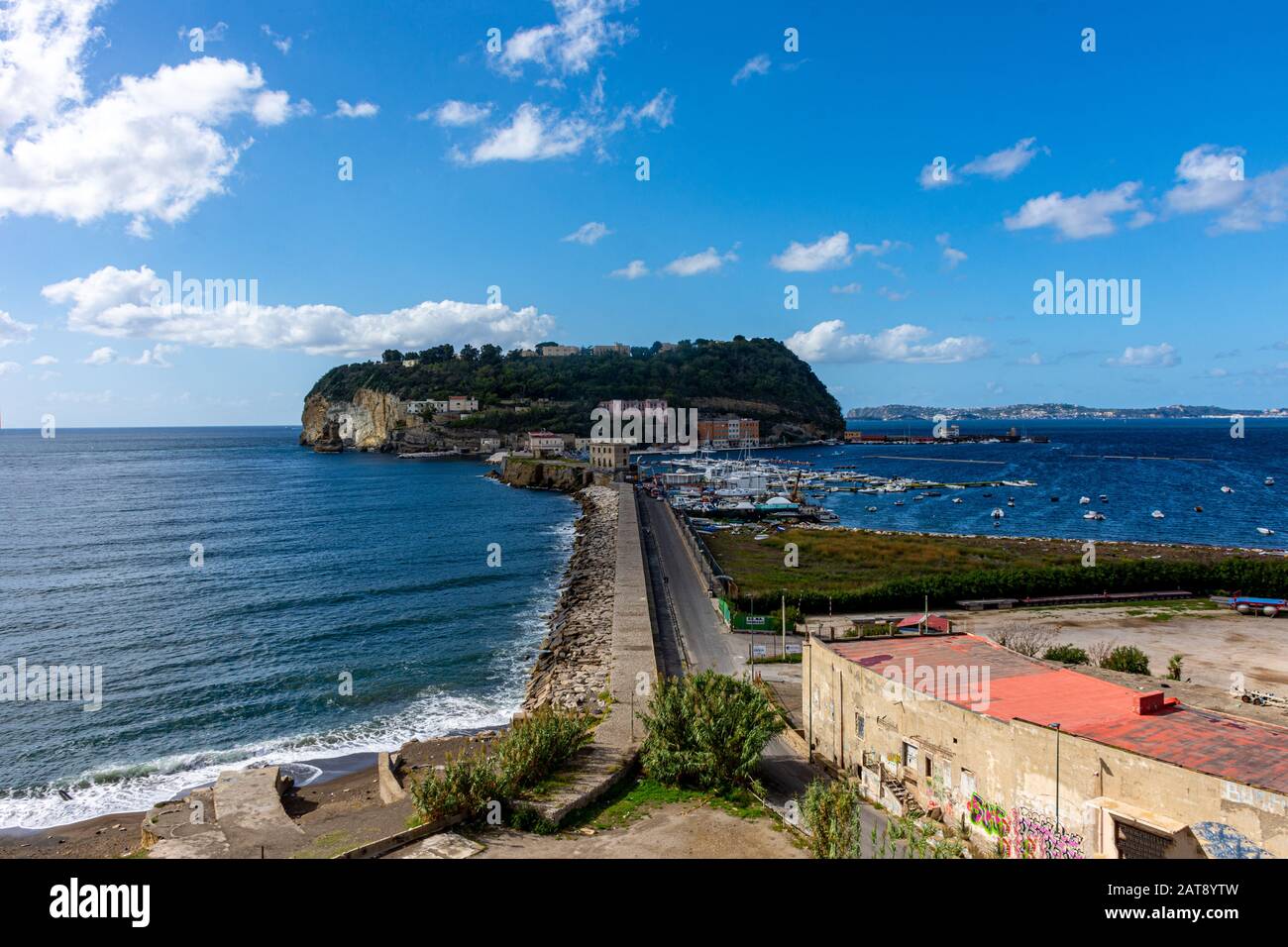 Italy, Naples, view of Nisida and Pozzuoli coast Stock Photo - Alamy