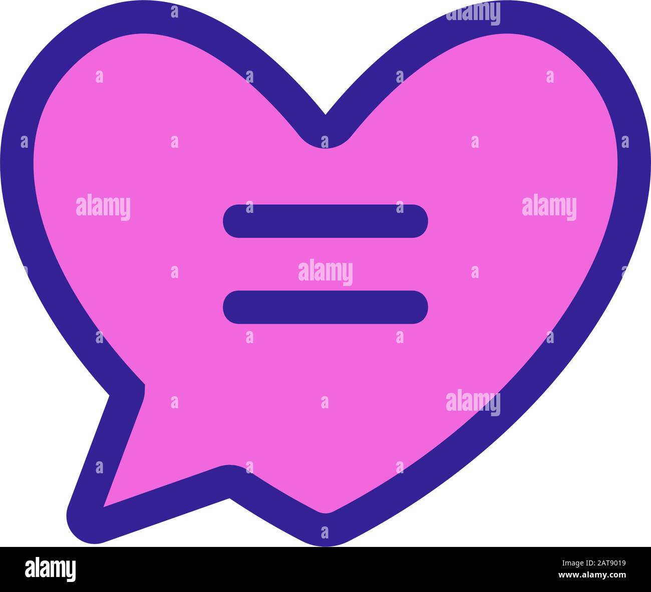 correspondence icon vector. Isolated contour symbol illustration Stock ...