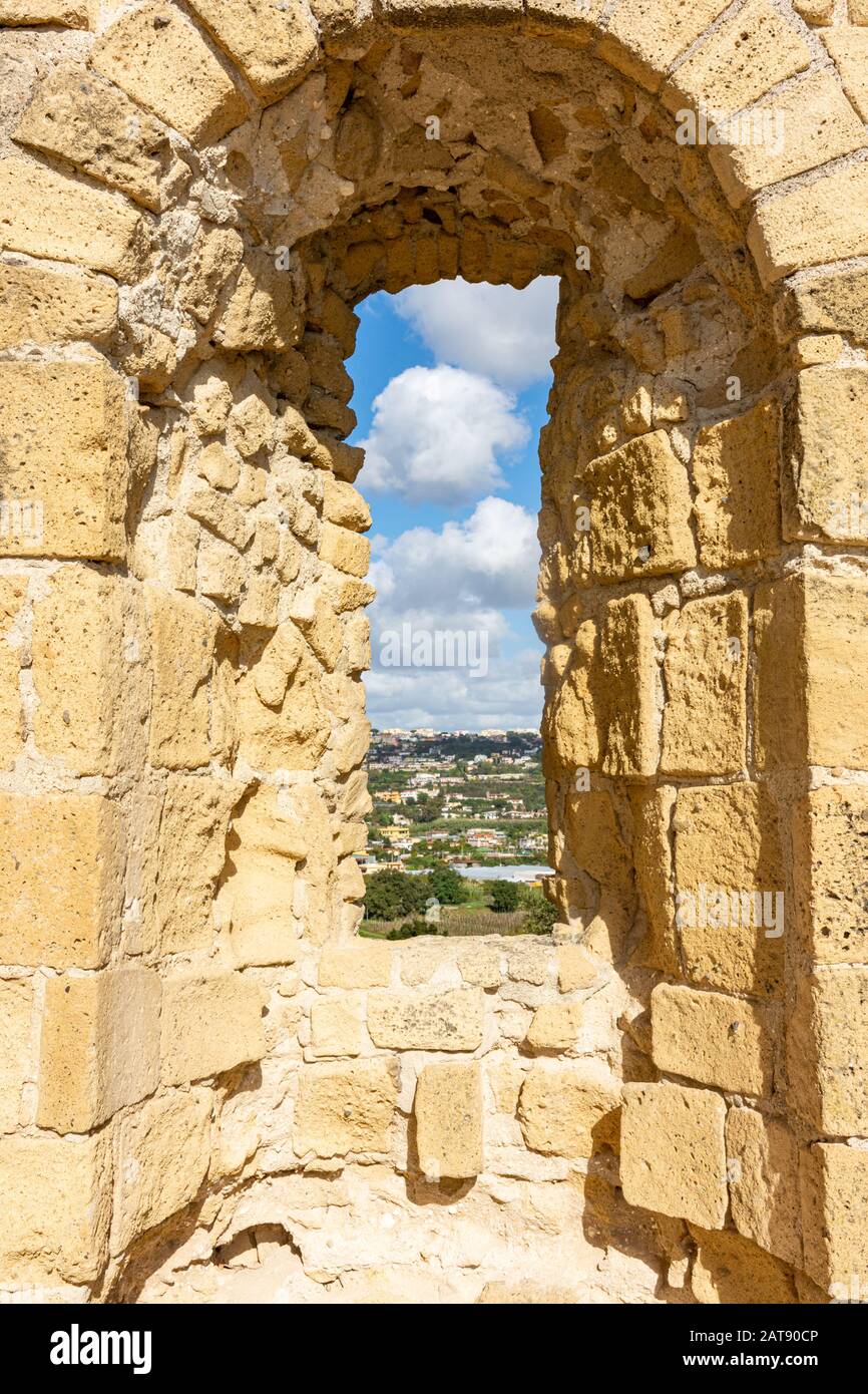 Italy, Cuma, details of the archaeological area Stock Photo - Alamy