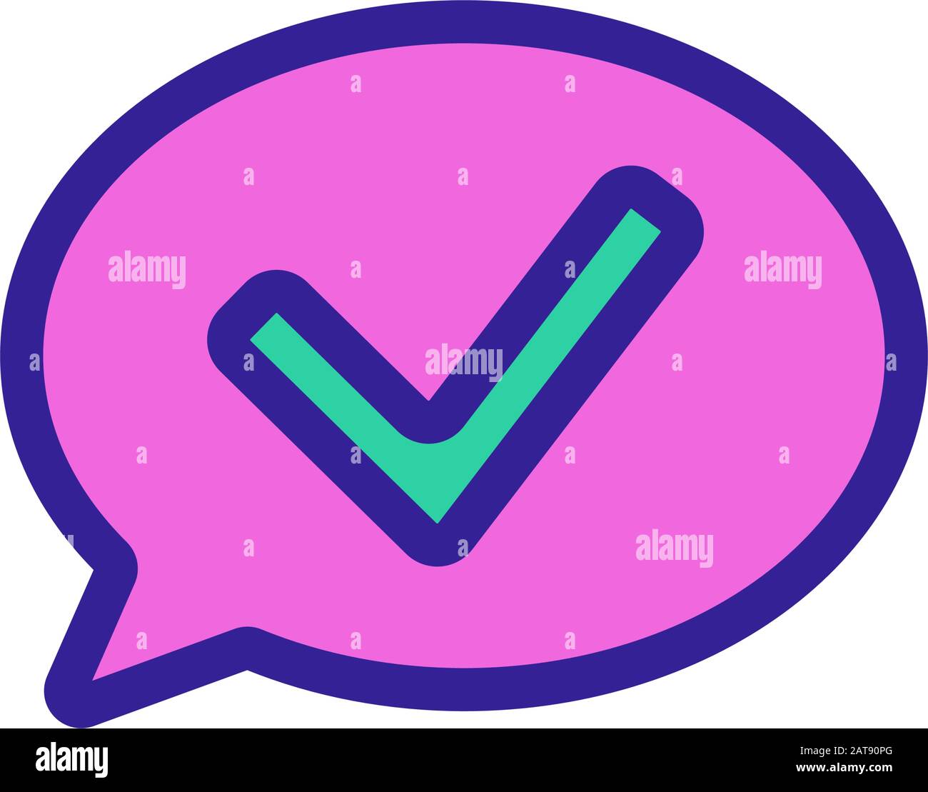 read message icon vector. Isolated contour symbol illustration Stock ...