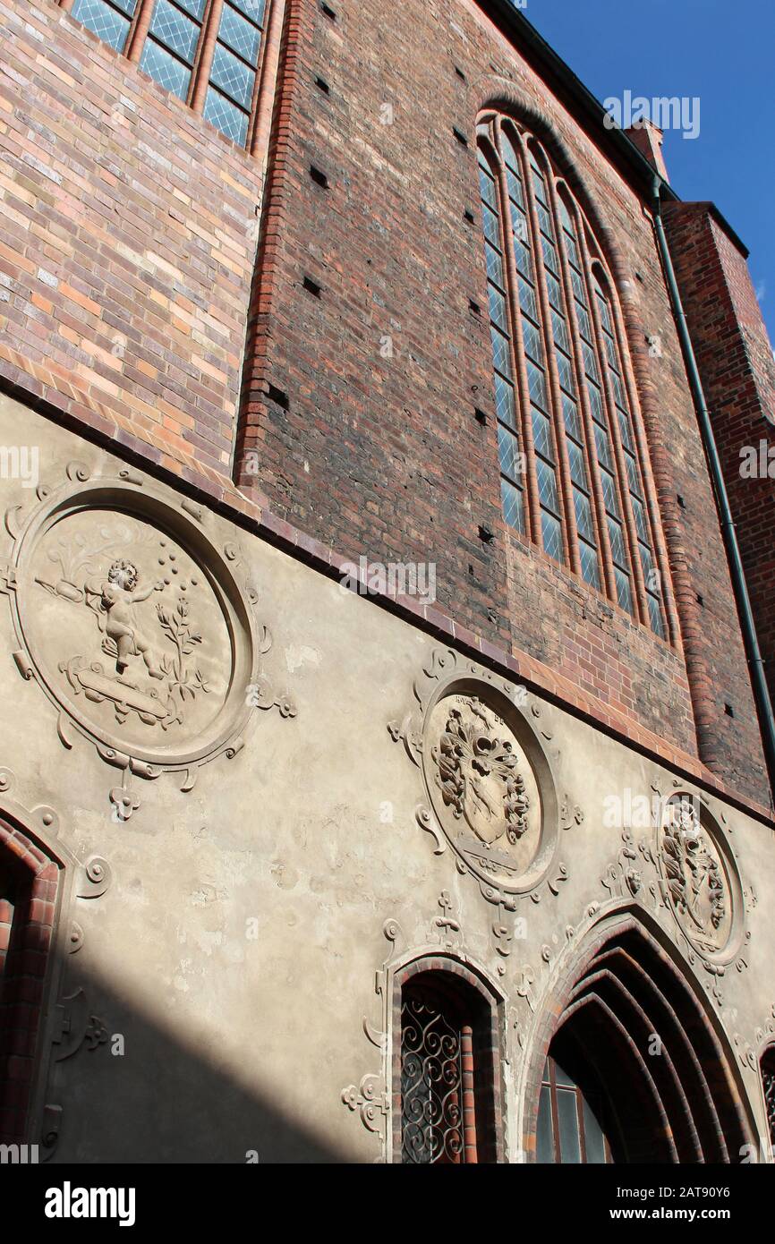 medieval church (nikolaikirche) at nikolaiviertel in berlin (germany ...