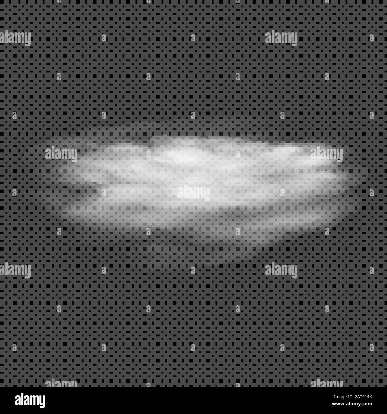 White Light Spindrift Cloud Isolated on Transparent Background - Vector ...