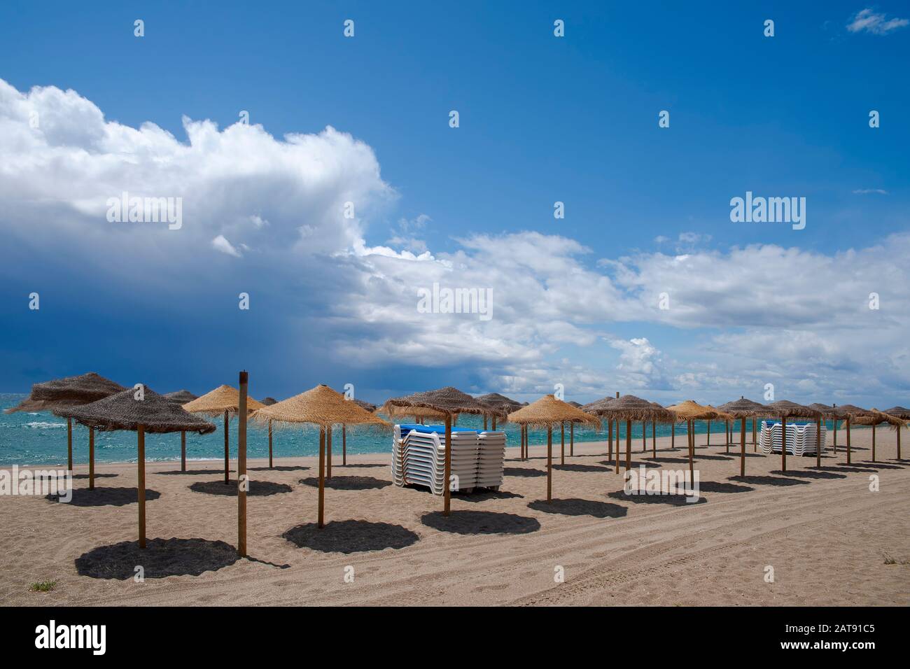beautiful tourist beaches of the world, Marbella Stock Photo - Alamy