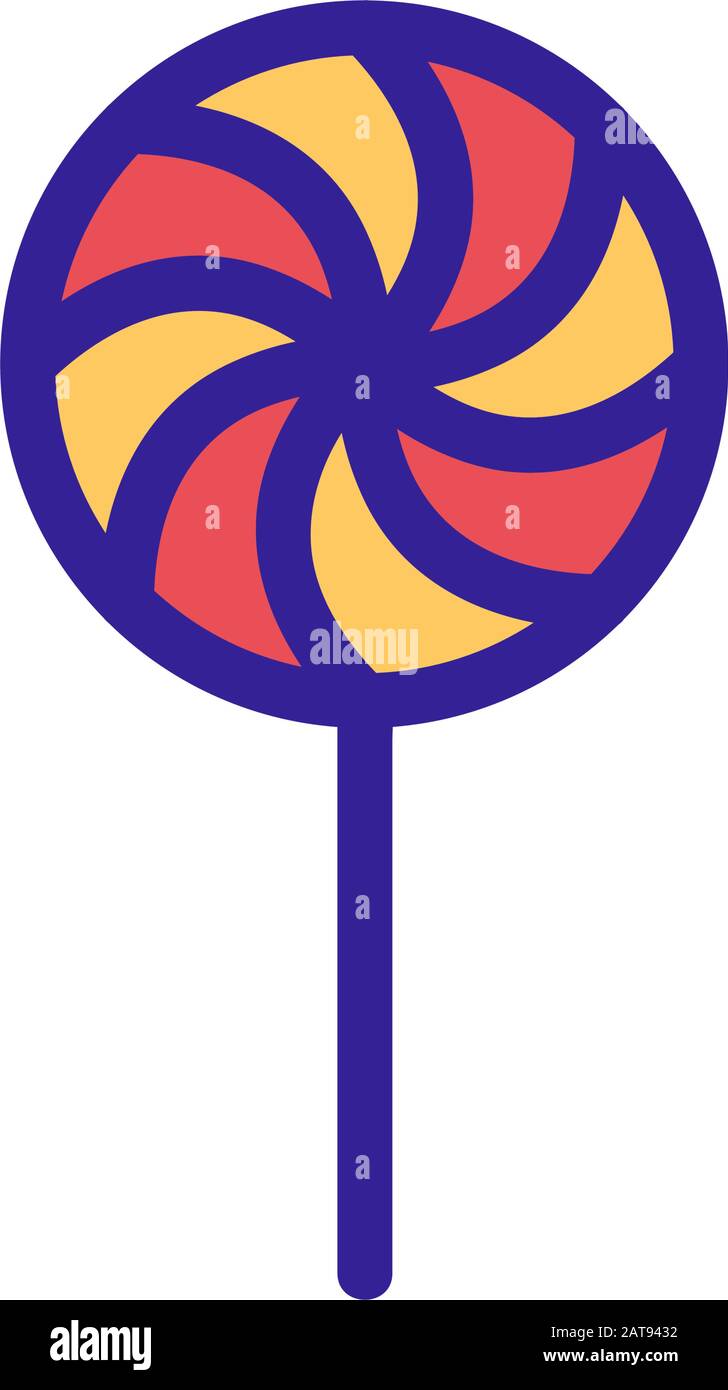 Fan icon vector. Isolated contour symbol illustration Stock Vector ...