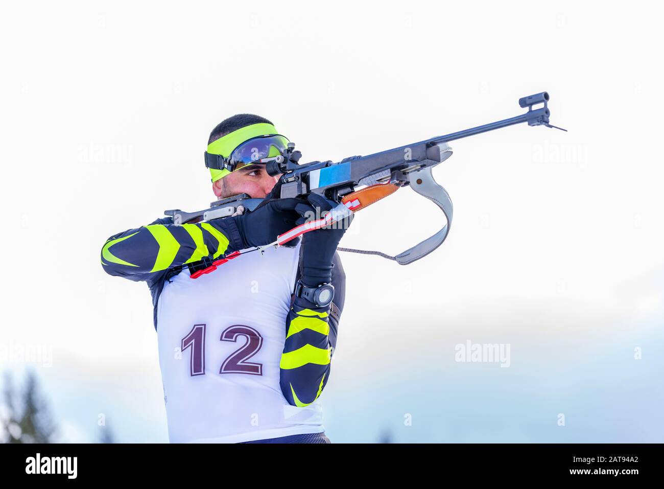 Biathlon athlete hi-res stock photography and images - Alamy