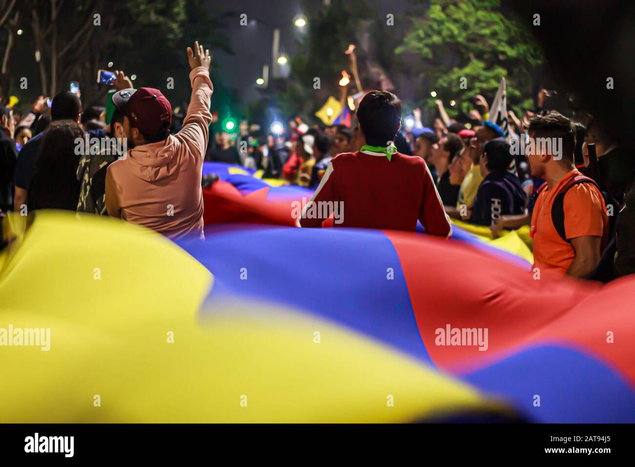National Strike In Colombia Against Ivan Duque, Bogota Colombia , Nov ...