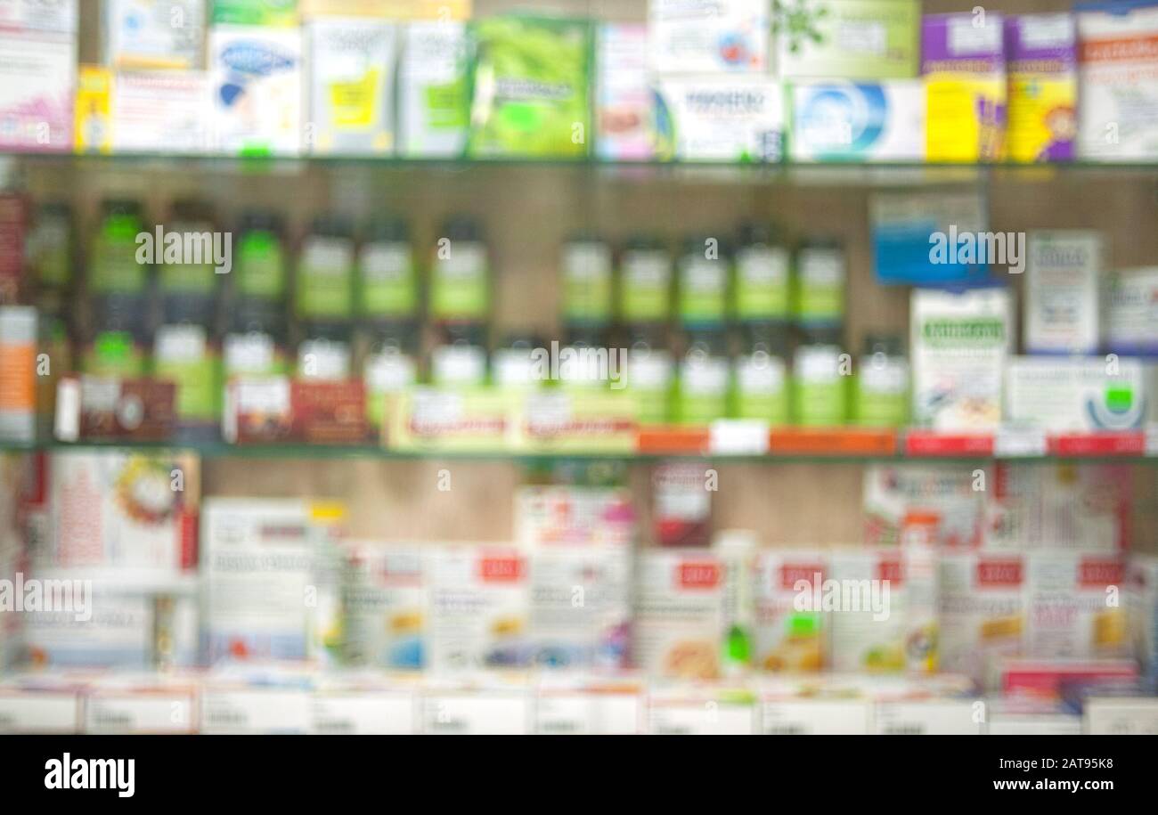 Drugstore background hi-res stock photography and images - Alamy