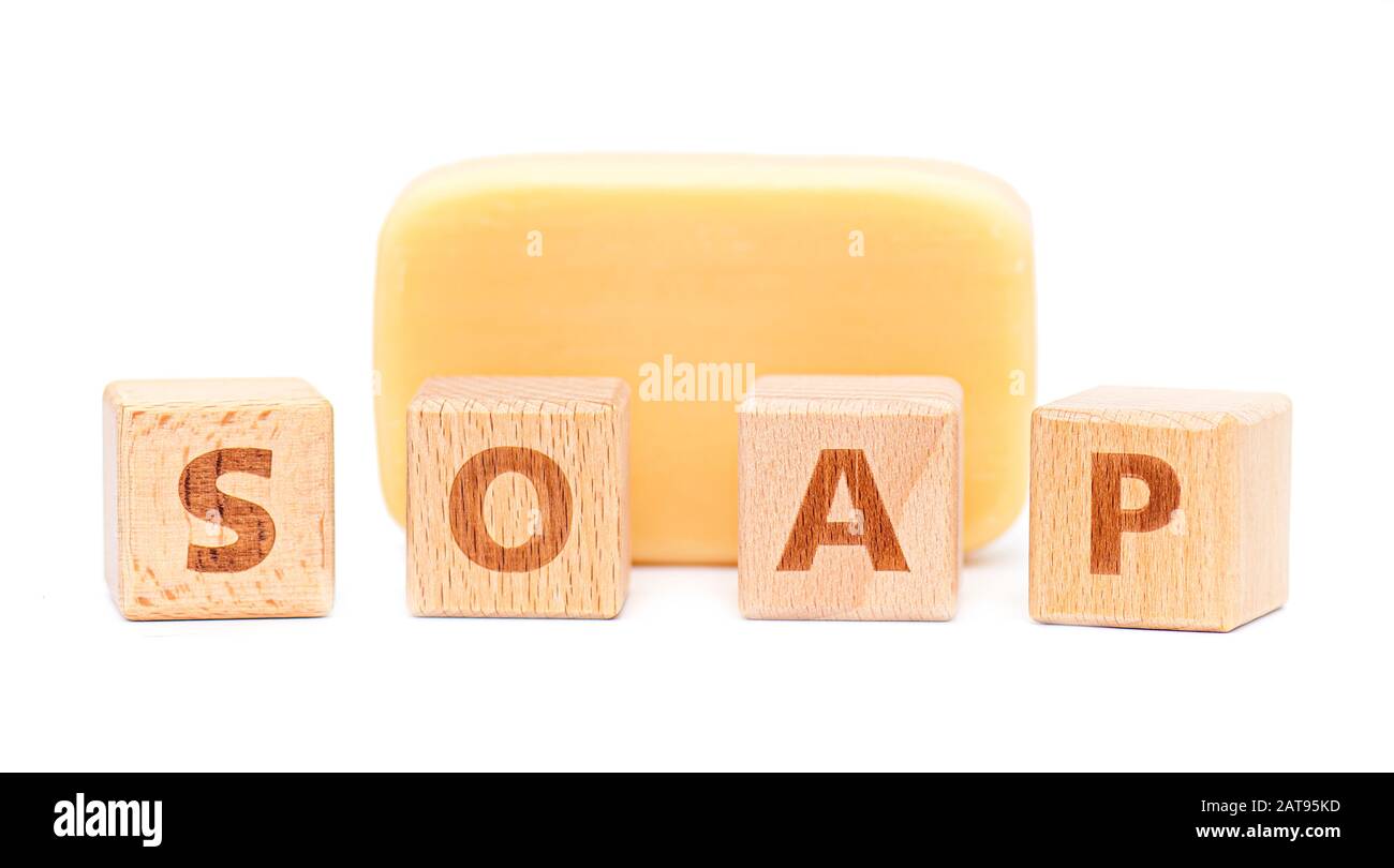 Blocks of soap Cut Out Stock Images & Pictures - Alamy
