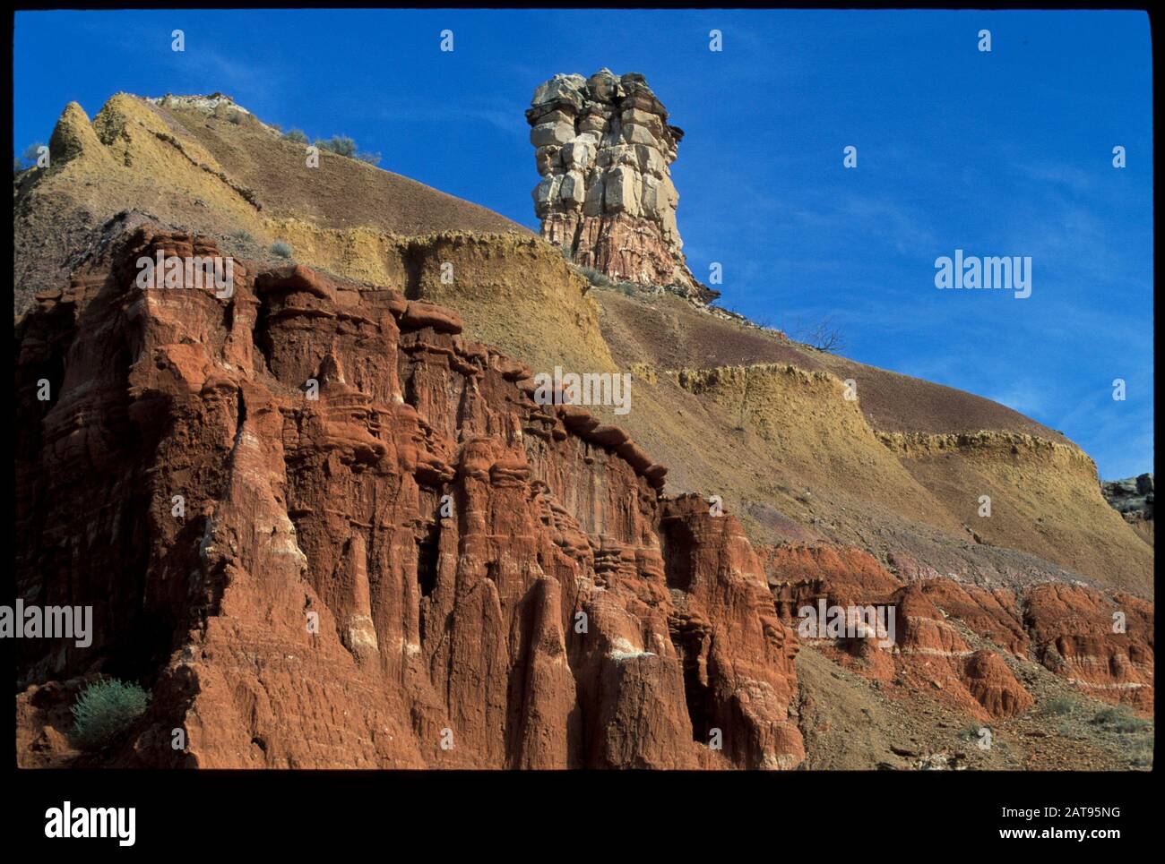 The Lighthouse rock formation at Palo Duro Canyon State Park in the ...